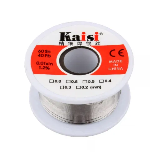 Kalaj zica Kaisi 0.4mm/Sn60%/Pb40%/Flux (fluks) 1.2%