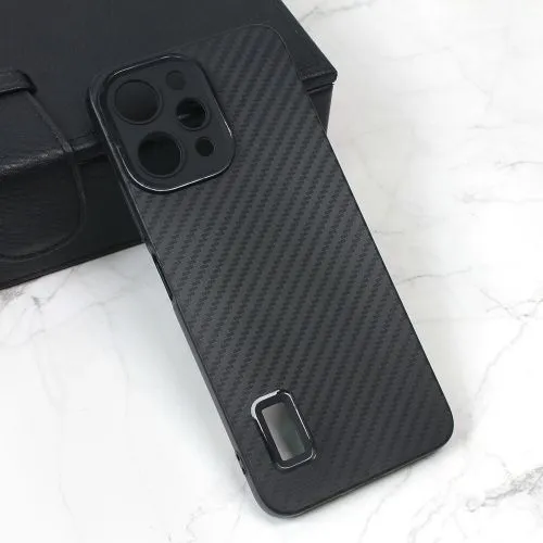 Futrola - maska Carbon Stripe za Xiaomi Redmi 12 crna