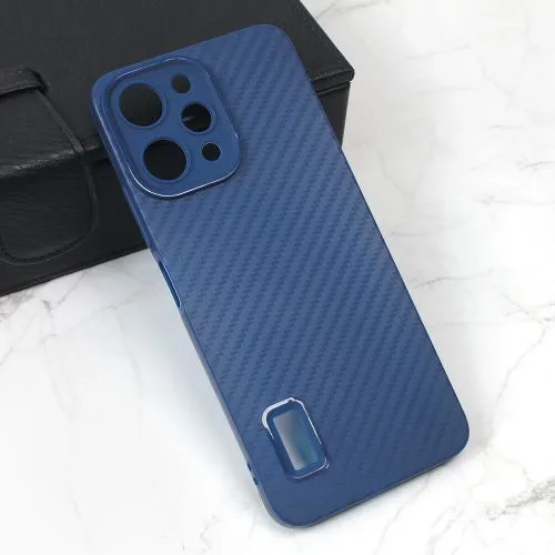 Futrola - maska Carbon Stripe za Xiaomi Redmi 12 plava