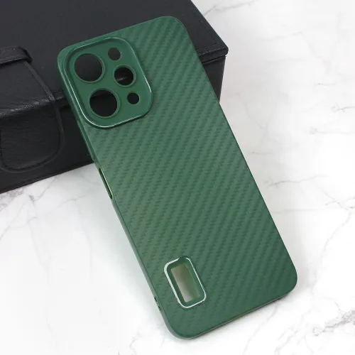 Futrola - maska Carbon Stripe za Xiaomi Redmi 12 zelena