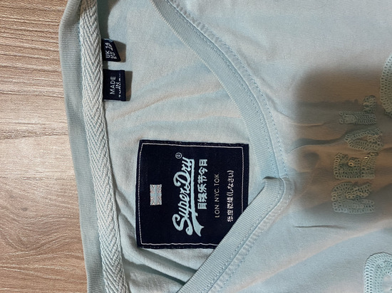 Superdry majica, svetlo plava