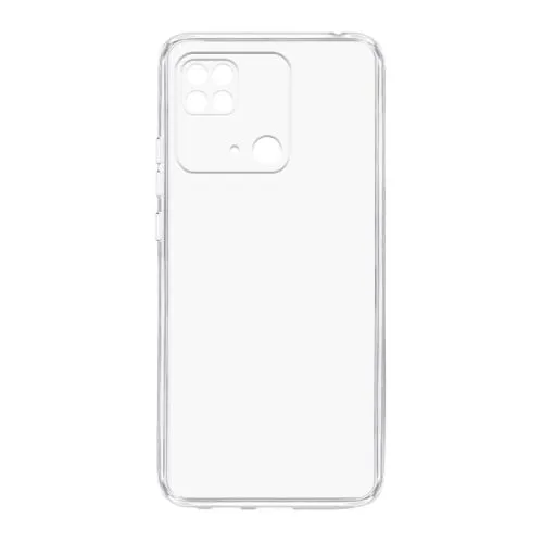 Futrola - maska ultra tanki PROTECT silikon za Xiaomi Redmi 10C providna (bela) (MS)
