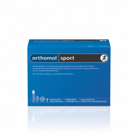 Orthomol Sport 7 dnevnih doza sa bočicom, tabletom i kapsulom