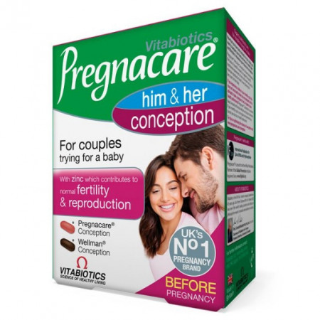 PREGNACARE HIM/HER CONCEPTION 30 + 30 tableta