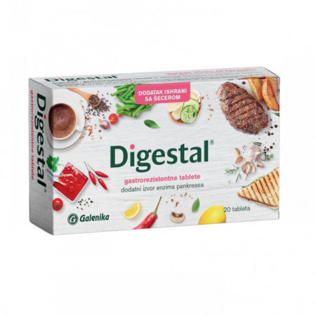 Digestal gastrorezistene tablete 20x