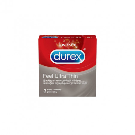 DUREX prezervativ FEEL ULTRA THIN 3 komada