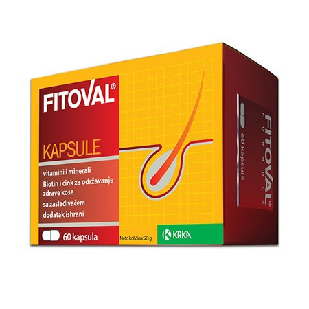 FITOVAL kapsule protiv opadanja kose 60 kom