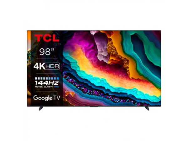 TCL Televizor 98P745 LED 98'' 4K HDR 144Hz Google TV crna