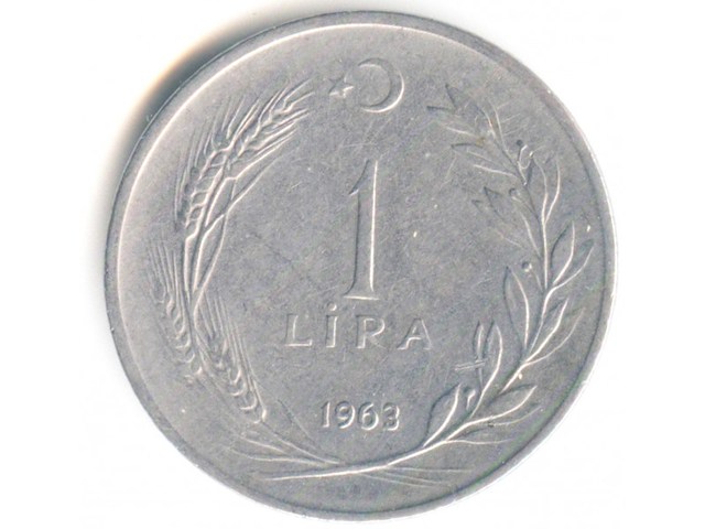 Turska 1 lira 1963