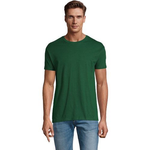 REGENT unisex majica sa kratkim rukavima - Tamno zelena, L