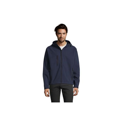 REPLAY MEN softshell jakna - Teget, XXL