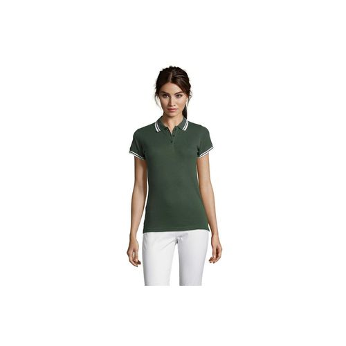 PASADENA WOMEN ženska polo majica sa kratkim rukavima - Tamno zelena, L