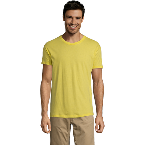 REGENT unisex majica sa kratkim rukavima - Limun žuta, XXL