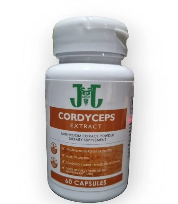 Suvi ekstrakt gljive Cordyceps Organic, 60 kapsula