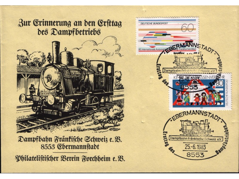 kt595x 25.jun,14.jul1983 DeutscheBR Mi1181-2(-o-)