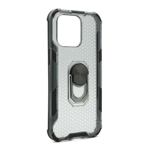 Futrola - maska DEFENDER RING providna za iPhone 13 Pro (6.1) crna (MS)