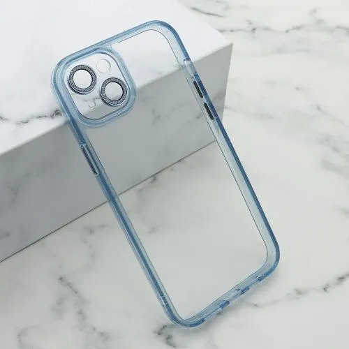 Futrola - maska DIAMOND LENS za iPhone 15 Plus (6.7) plava (MS)