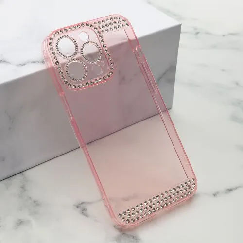 Futrola - maska DIAMOND SIDE za iPhone 13 Pro (6.1) roze (MS)