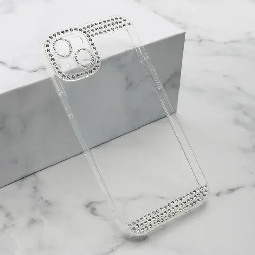 Futrola - maska DIAMOND SIDE za iPhone 14 Plus (6.7) Transparent (MS)
