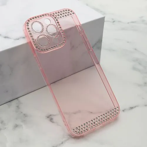 Futrola - maska DIAMOND SIDE za iPhone 14 Pro Max (6.7) roze (MS)