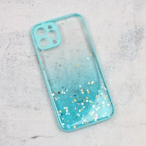 Futrola - maska Frame Glitter za iPhone 12 Pro 6.1 mint