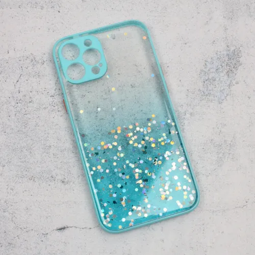 Futrola - maska Frame Glitter za iPhone 12 Pro Max 6.7 mint