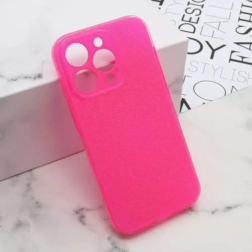 Futrola - maska GLOW SHINING za iPhone 14 Pro (6.1) pink (MS)