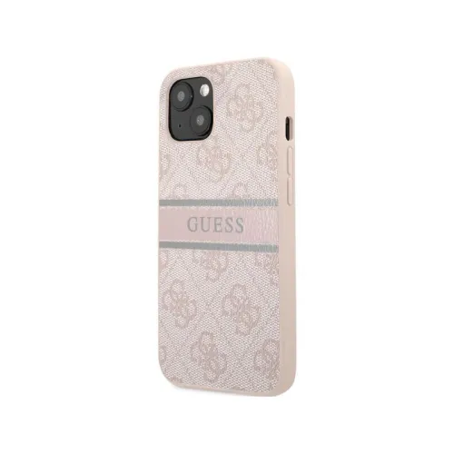 Futrola - maska Guess Hc PU 4G Stripe za iPhone 14 Plus 6.7 pink (GUHCP14M4GDPI)