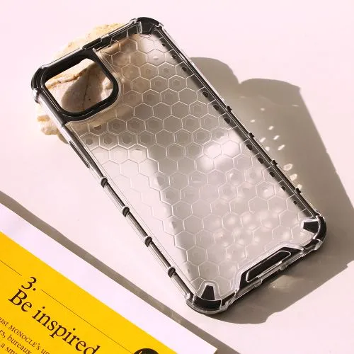 Futrola - maska Honeycomb za iPhone 14 Plus 6.7 bela