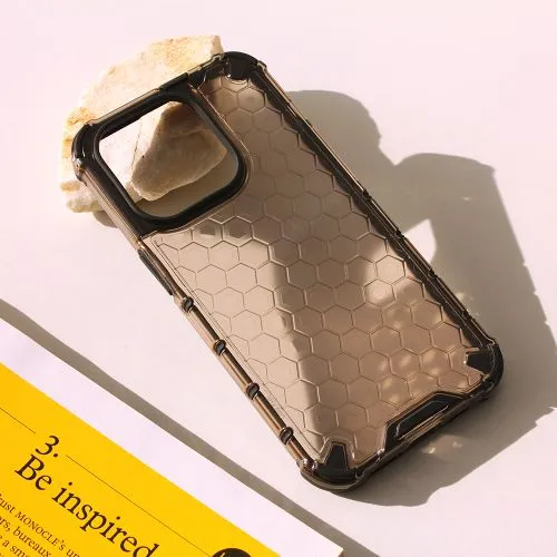 Futrola - maska Honeycomb za iPhone 14 Pro 6.1 crna