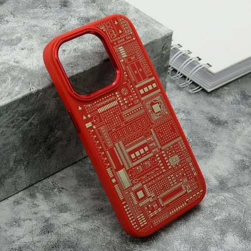 Futrola - maska MACHINERY za iPhone 14 Pro (6.1) crvena (MS)