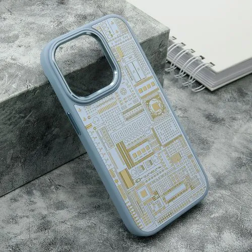 Futrola - maska MACHINERY za iPhone 14 Pro (6.1) plava (MS)