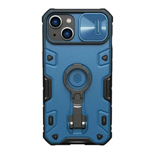 Futrola - maska Nillkin Cam Shield Armor Pro za iPhone 14 (6.1) plava (MS)