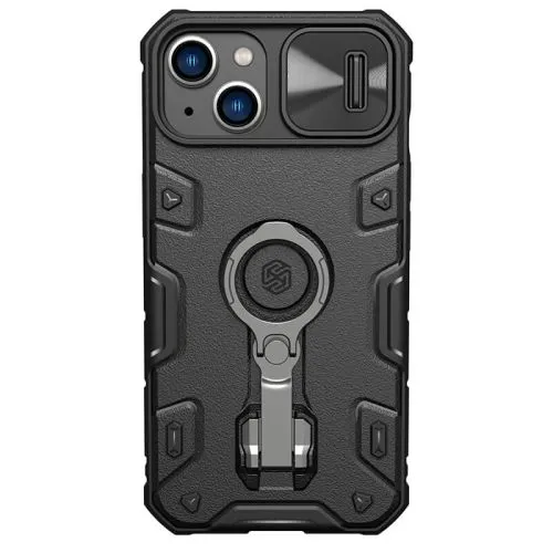 Futrola - maska Nillkin CamShield Armor Pro Magnetic za iPhone 14 6.1 crna