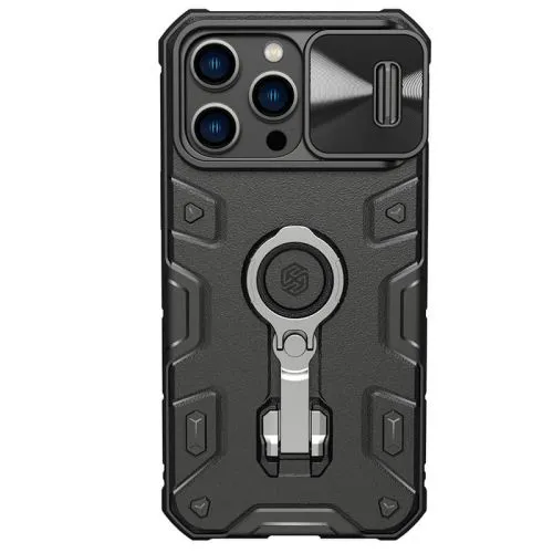 Futrola - maska Nillkin CamShield Armor Pro Magnetic za iPhone 14 Pro 6.1 crna