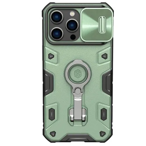Futrola - maska Nillkin CamShield Armor Pro Magnetic za iPhone 14 Pro Max 6.7 zelena