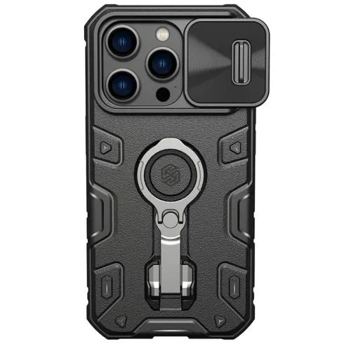 Futrola - maska Nillkin CamShield Armor Pro za iPhone 14 Pro 6.1 crna