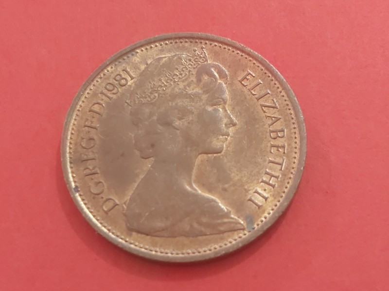 Britanija - 2 pence 1981 god