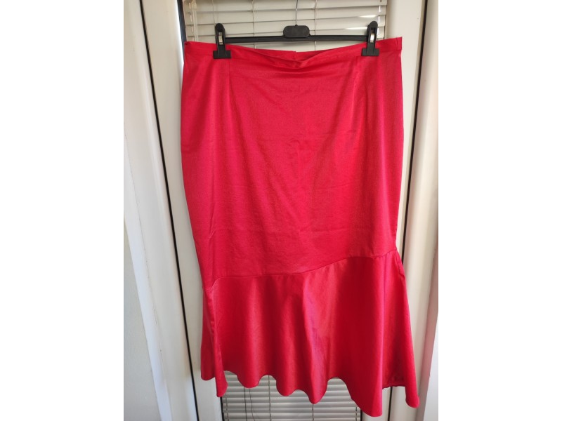 Crvena sirena suknja vel 46