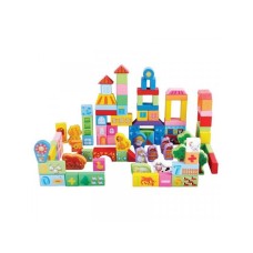 ECO TOYS Edukativne kocke 100KOM - FARMA