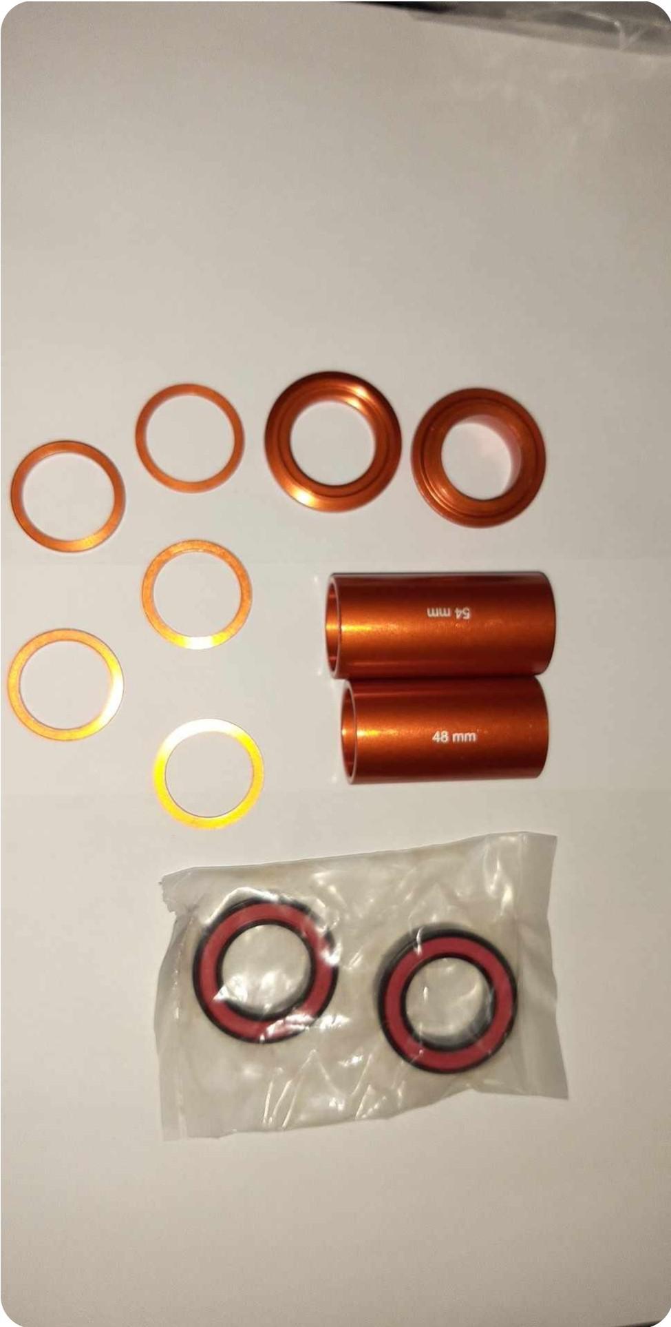 Eclat BMX BB set spanish 22mm orange