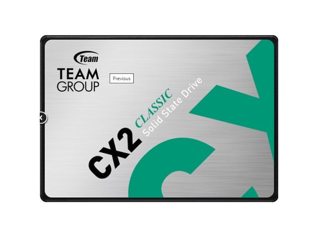 TeamGroup 2.5 512GB SSD SATA3 CX2 7mm 530/470 MB/s T253X6512G0C101
