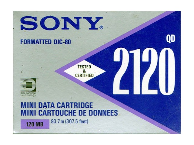 Mini Data Cartridge Sony 2120