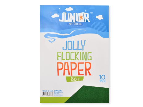 Papir flocking A4 136.224 green