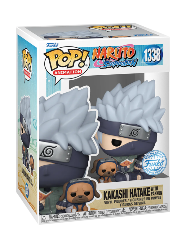 Bobble Figure Anime – Naruto Shippuden POP! – Kakashi Hatake with Pakkun 9cm