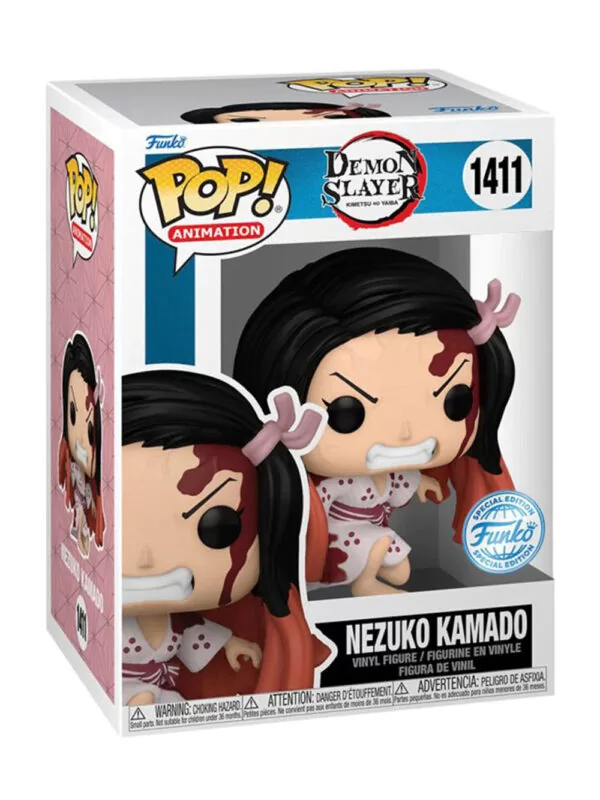 Bobble Figure Anime – Demon Slayer Kimetsu no Yaiba POP! – Nezuko Kamado (Kneeling) – Special Edition 9cm