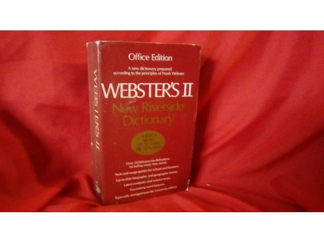 WEBSTER`S II New Riverside Dictionary + GIFT