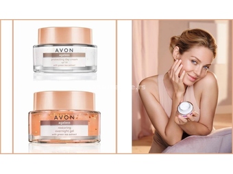 AVON NutraEffects zaštitna dnevna krema i noćni gel