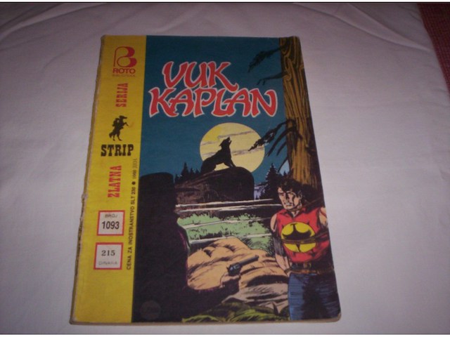 ZS Broj 1093 - Zagor - Vuk Kaplan