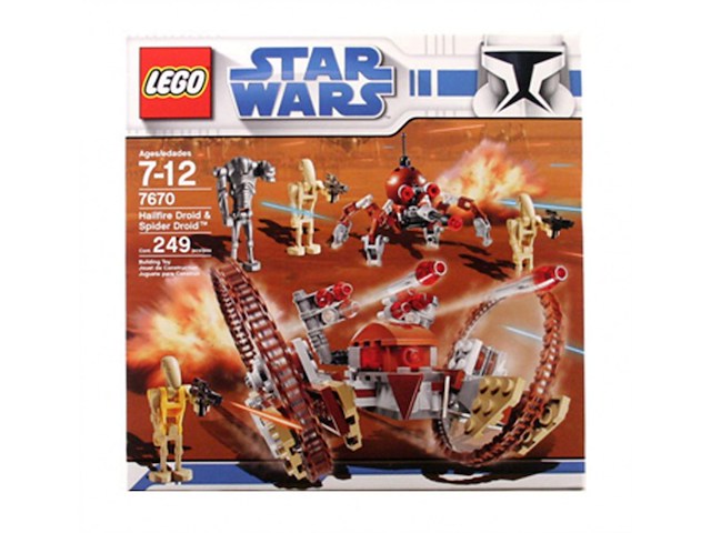 Lego Star Wars 7670 Hailfire Droid &;;; Spider Droid